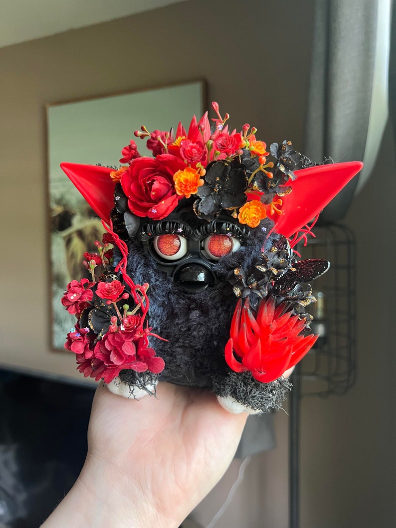 Red Alien Custom Furby - Etsy
