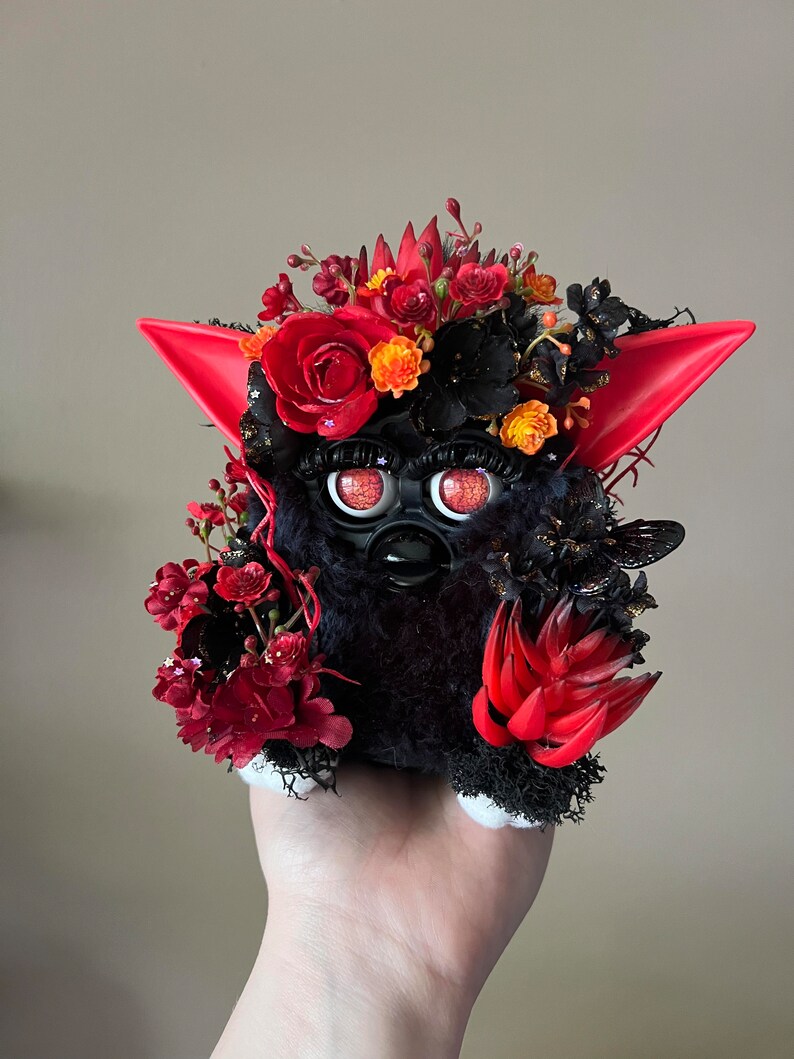 Red Alien Custom Furby - Etsy