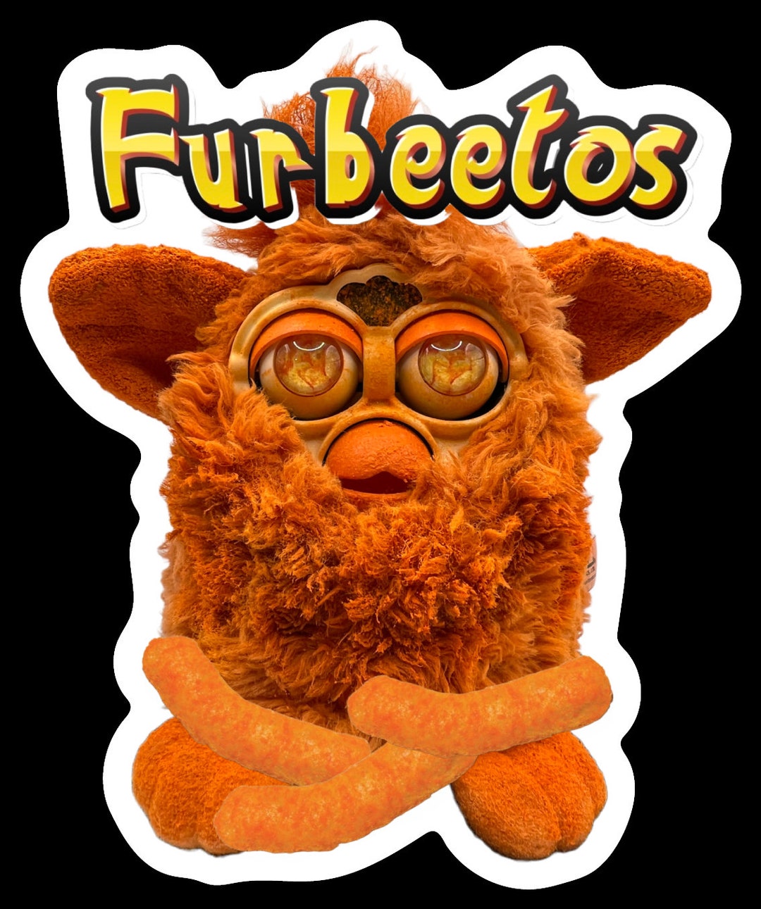 Die Cut Vinyl Sticker Tiger Electronics Vintage Furby Cheeto Custom ...