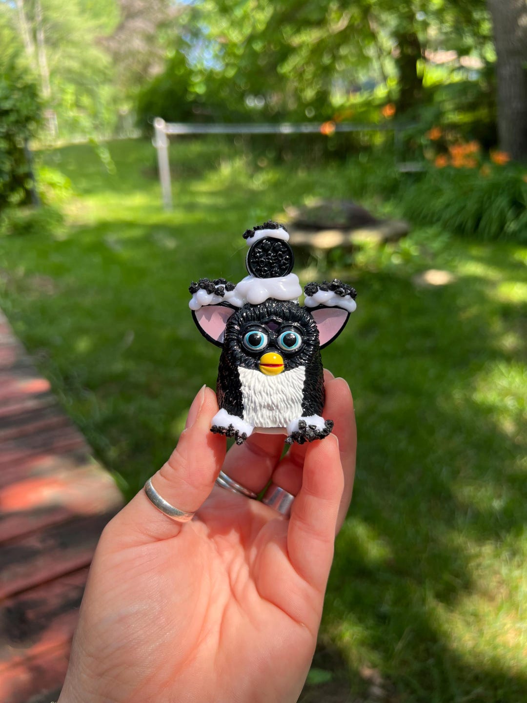Find Furby Board Game | Hand Painted Miniature | Cookies & Cream ...