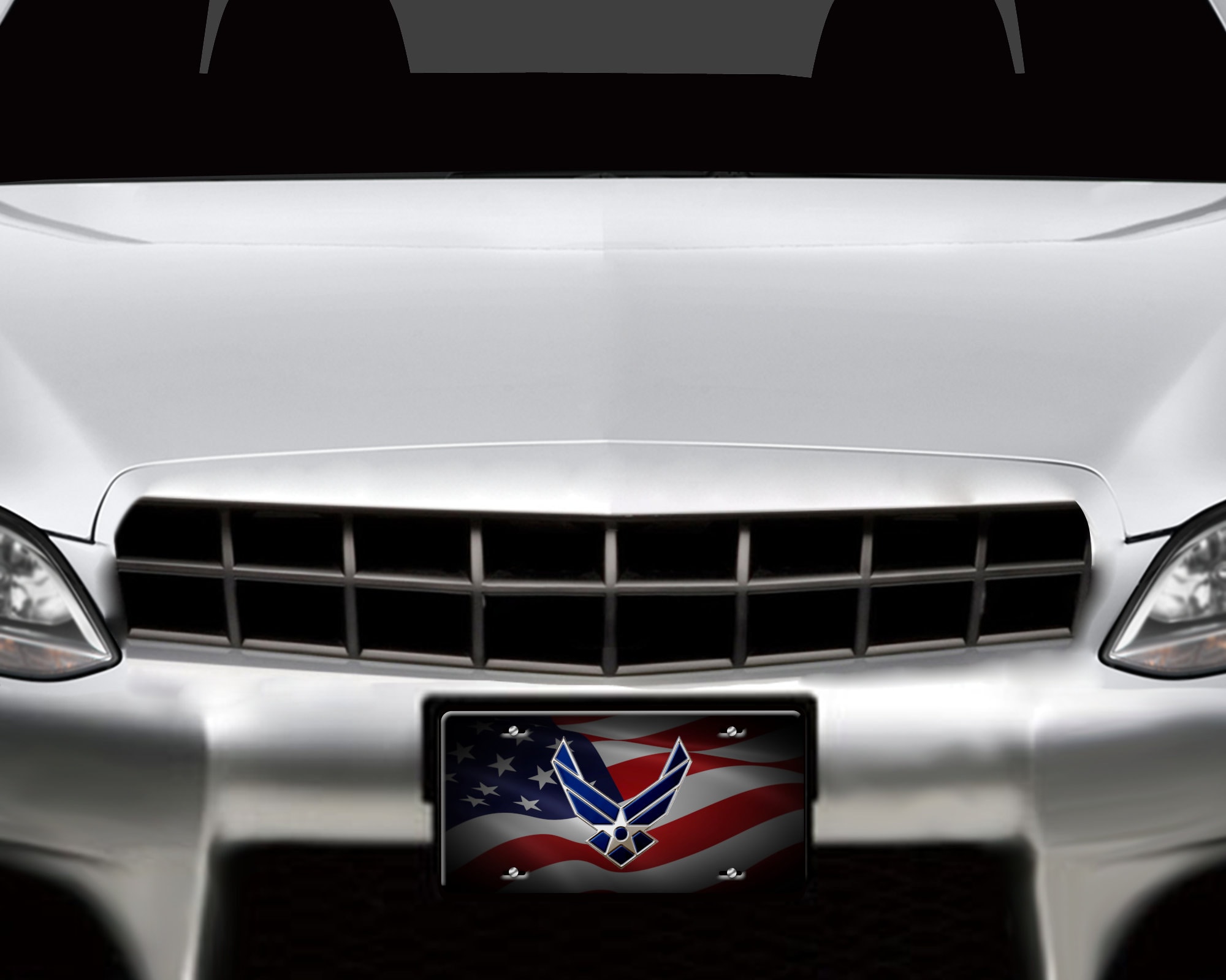 USAF Air Force License Plate American Flag Military Novelty - Etsy