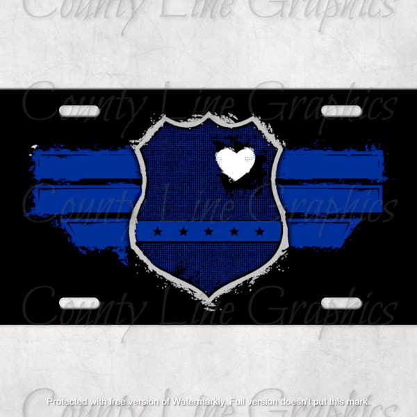 Police Car Decal - Etsy