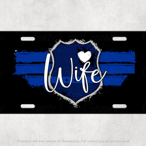 Line Wife License Plate - Etsy