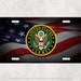United States Army License Plate - American Flag Military Novelty Plate ...