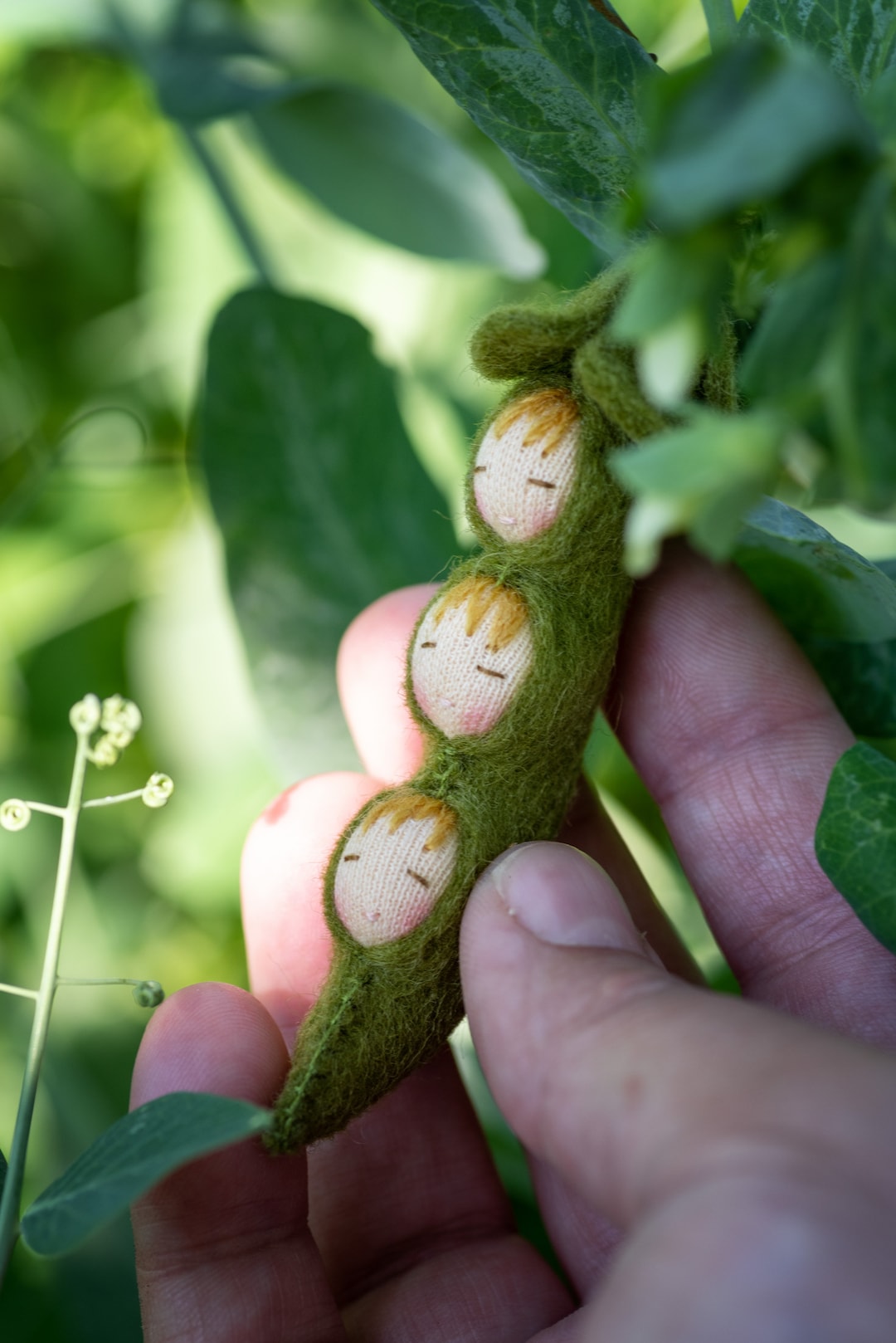 Waldorf Doll Pea Pod – Comfort Pocket Doll With Lavender – Handmade ...