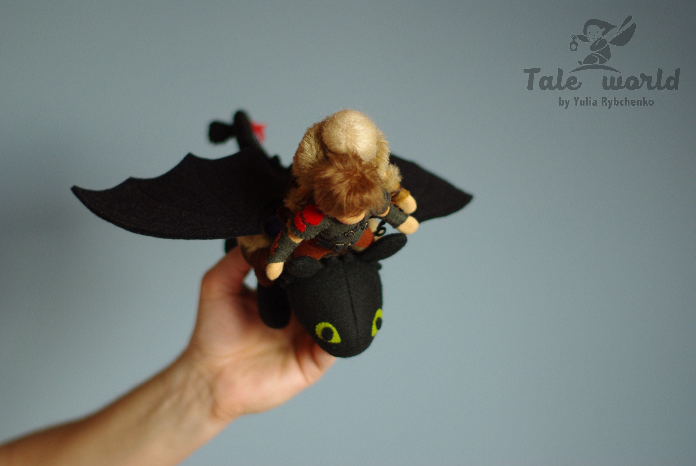 Toothless plush How to Train Your Dragon Stuffed animal Eco | Etsy