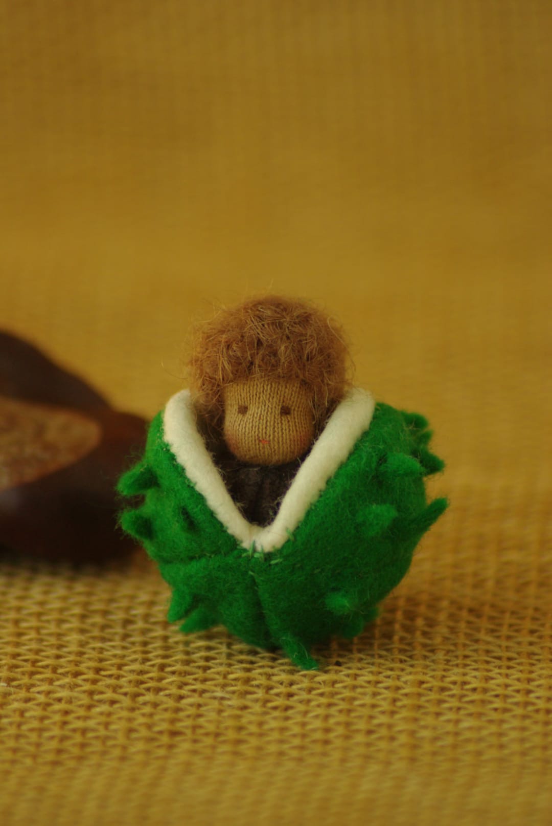 Chestnut 2 Inches Waldorf Doll: Woodland Creatures, Tooth Fairy Gifts ...