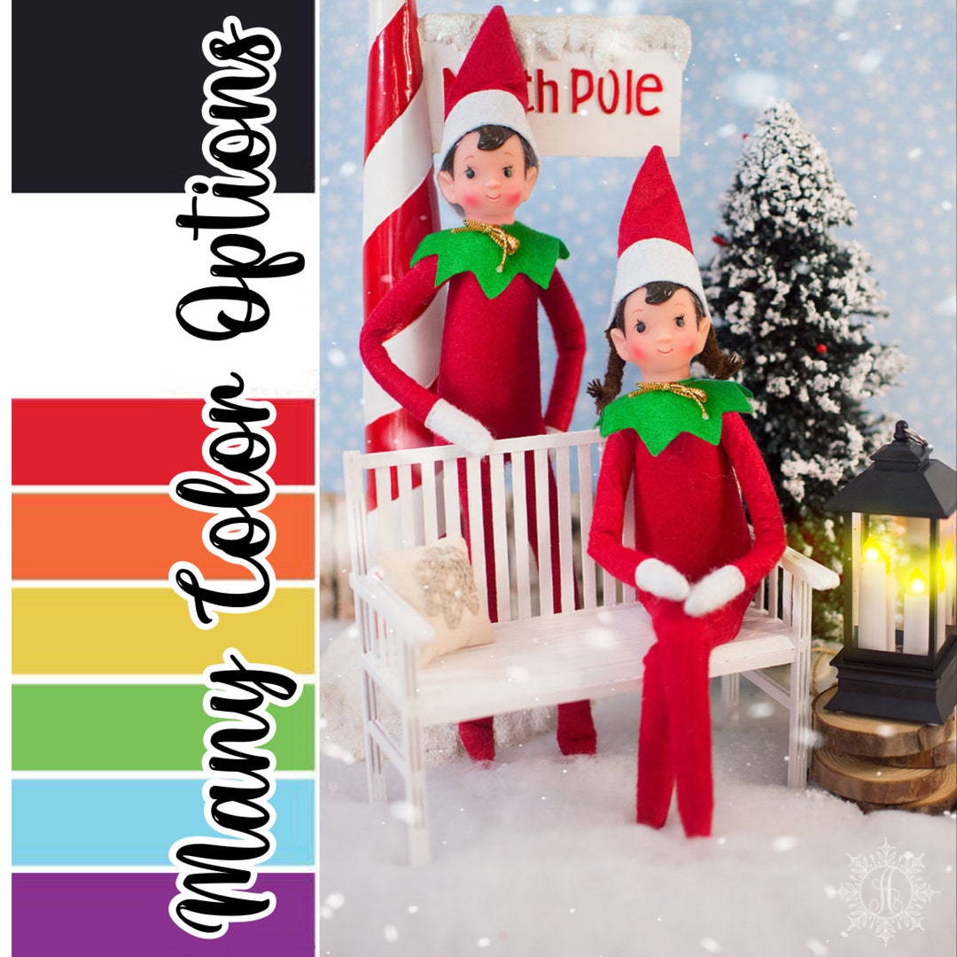 Elf Brother & Sister Retrofitted to STAND/BEND - Etsy