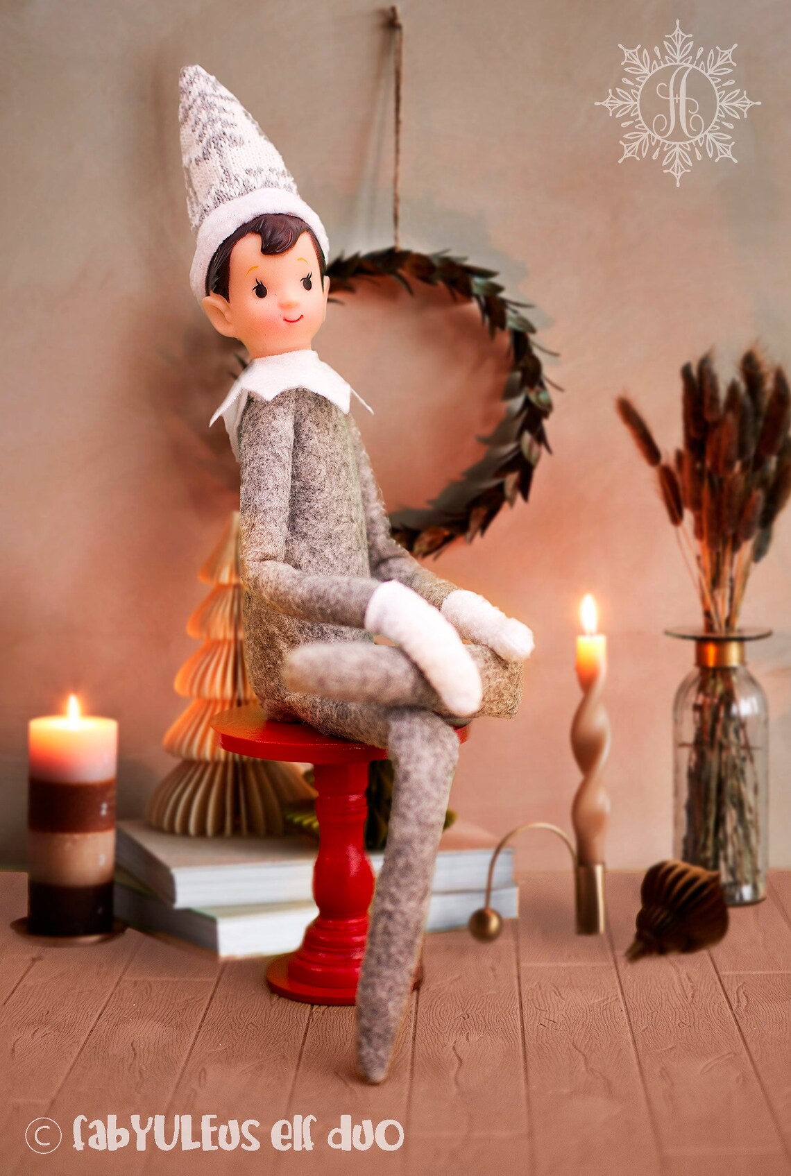 Elf Brother & Sister Retrofitted to STAND/BEND - Etsy