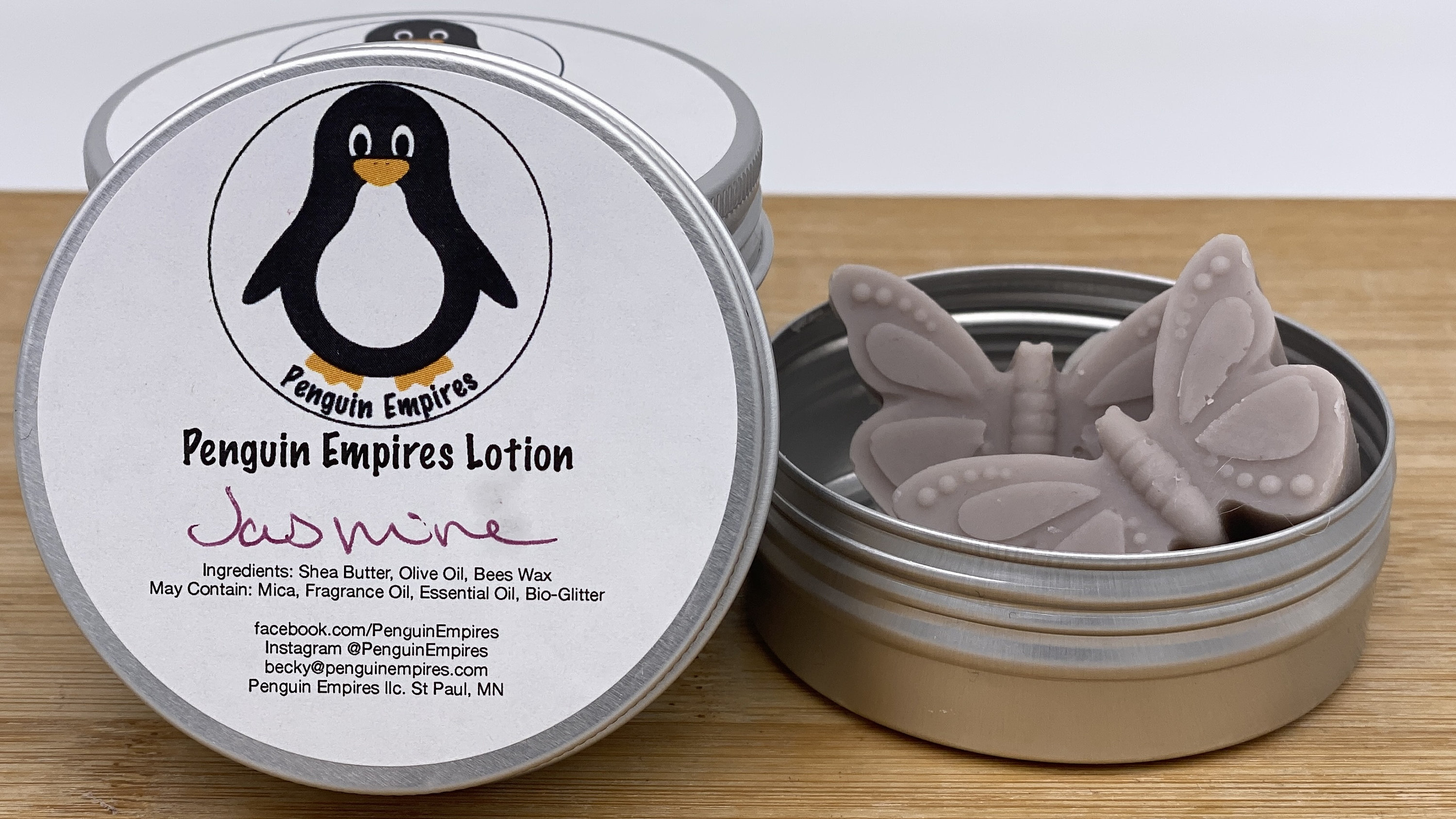 Solid Lotion Bar in Carrying Tin - Etsy