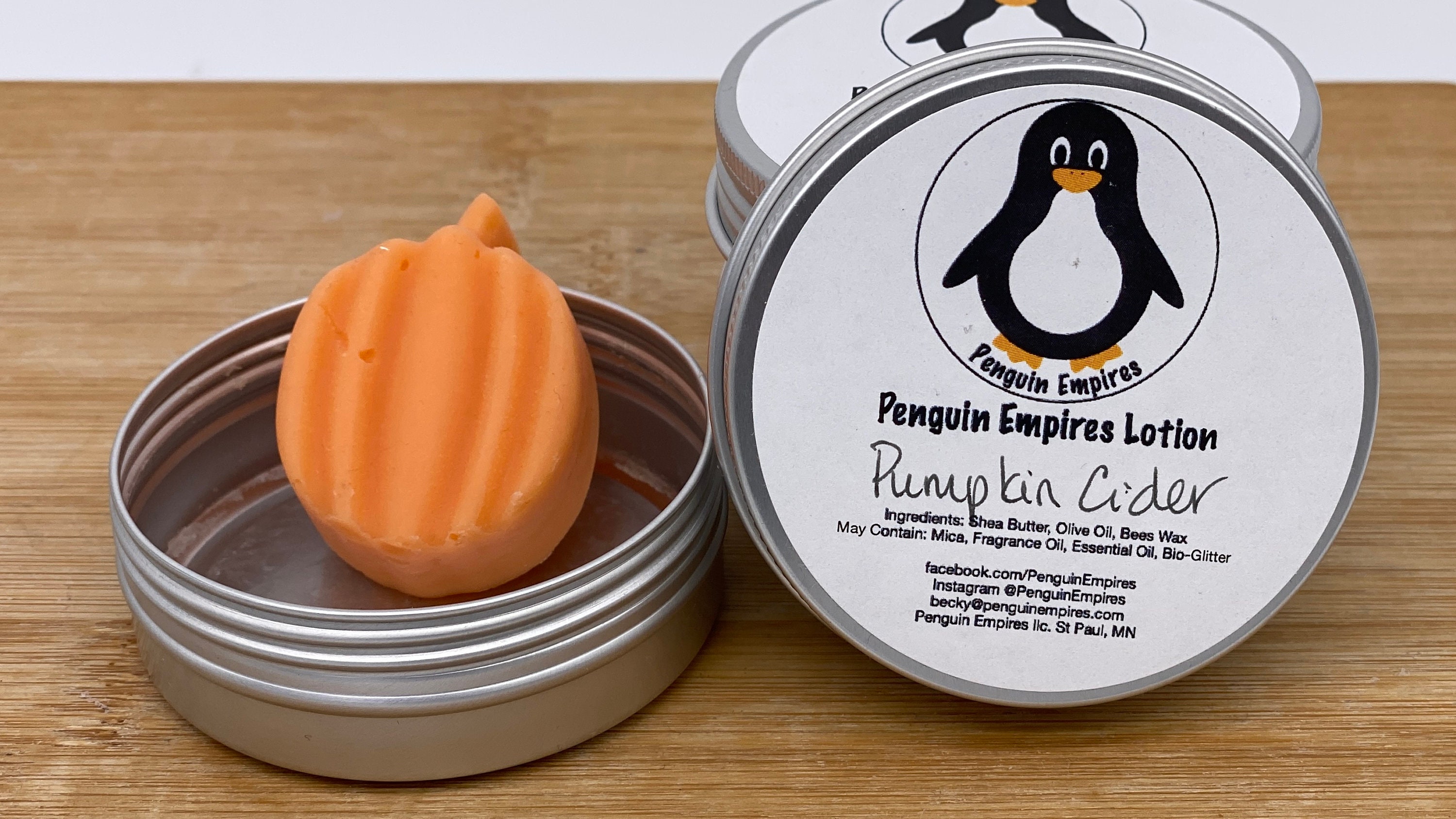 Solid Lotion Bar in Carrying Tin - Etsy