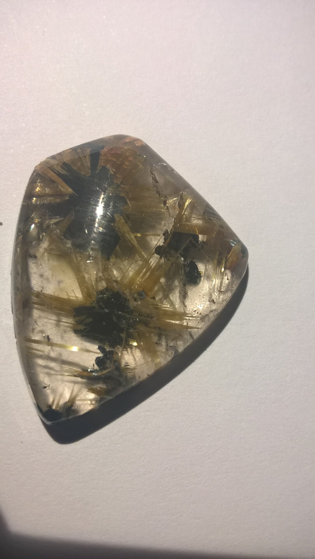 20 CT Rutilated Quartz Showing Awesome Star Formation Beautiful Hand ...