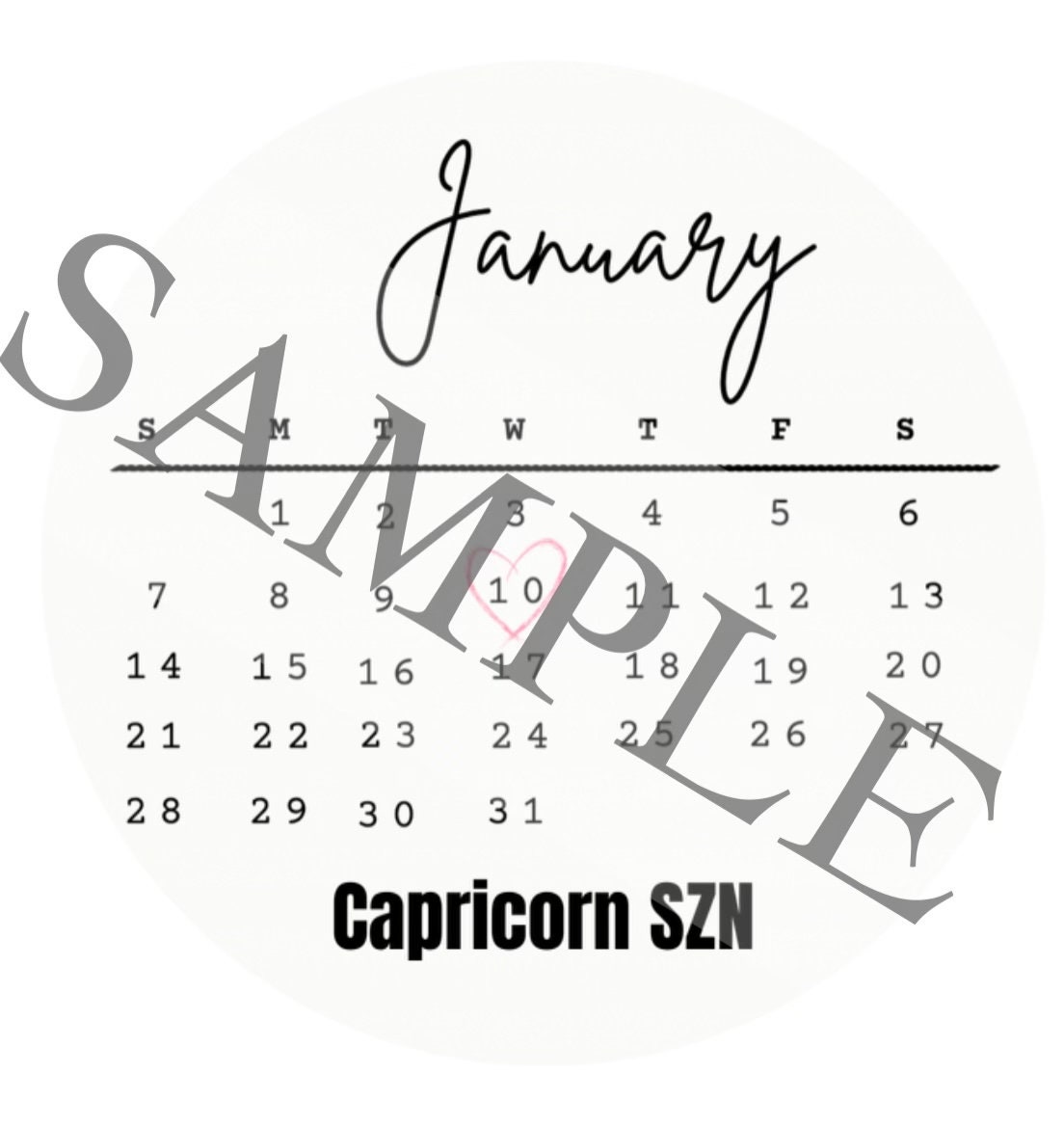 Month Calendar File for Cakes - Etsy