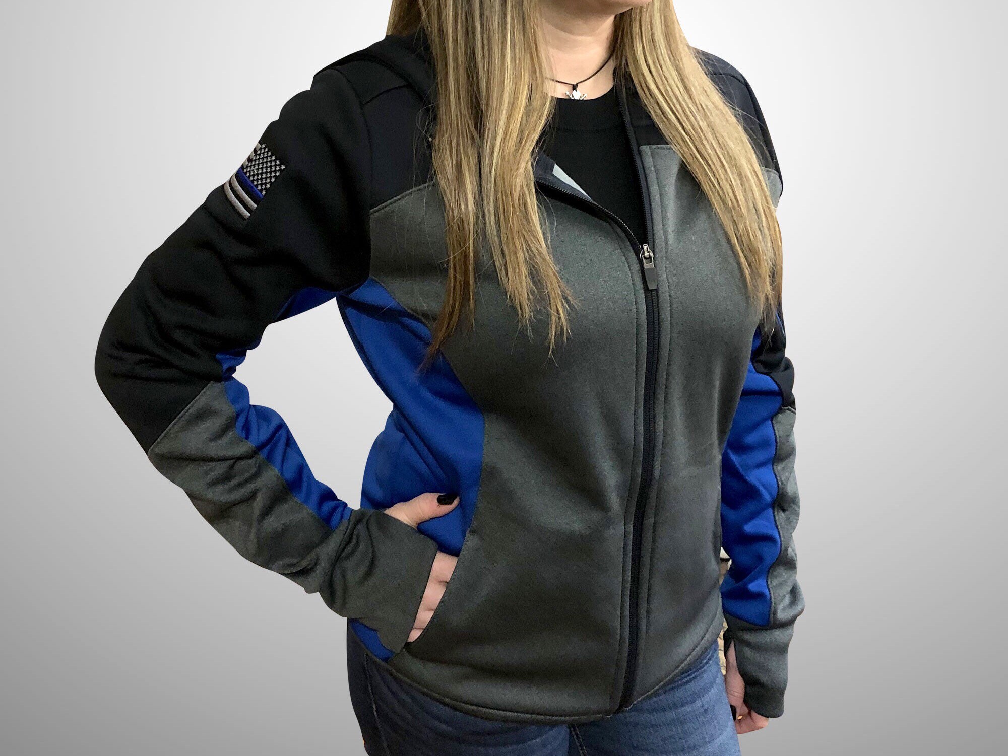 LADIES Thin Blue Line Jacket | Etsy