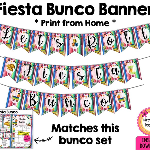 Fiesta Bunco - Etsy