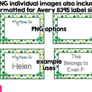 Name Tags for St. Patricks Day | Instant Download Printable on Your ...