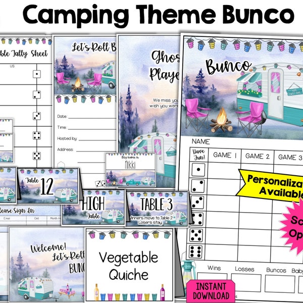 Camping Theme - Etsy