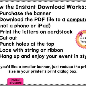 Bunco Banner for Valentine's Day - Valentine's Day Bunco Printable ...