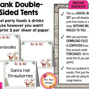 Bunco Christmas Santa Scorecards and Complete Party Printable Bundle - Etsy