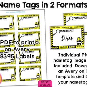 Crime Scene Bunco Bundle 32pgs Bunco Score Sheets Tally Sheets Table ...