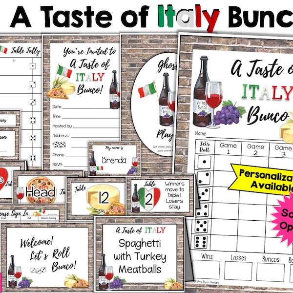 Italian Theme - Etsy