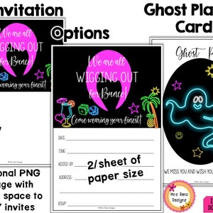 Wigged Out Bunco Bundle 27pgs Wig Themed Scorecards Tally Sheets Table ...