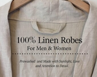 Linen robe | Etsy