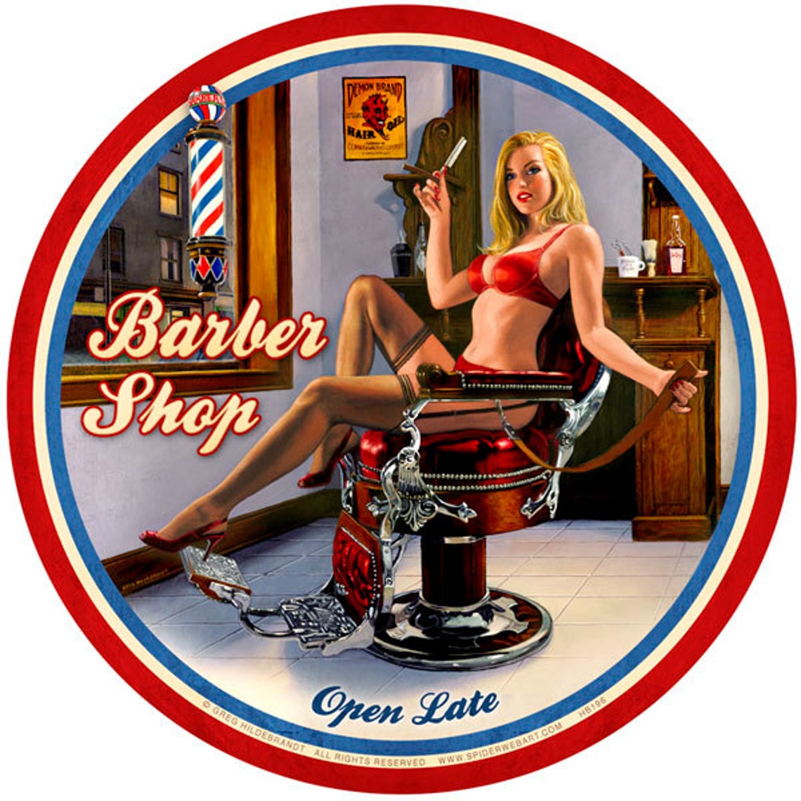 Vintage Style Metal Pinup Sign Wall Art Shave And A Etsy vintage-style-metal-pinup-sign-wall-art-shave-and-a-etsy