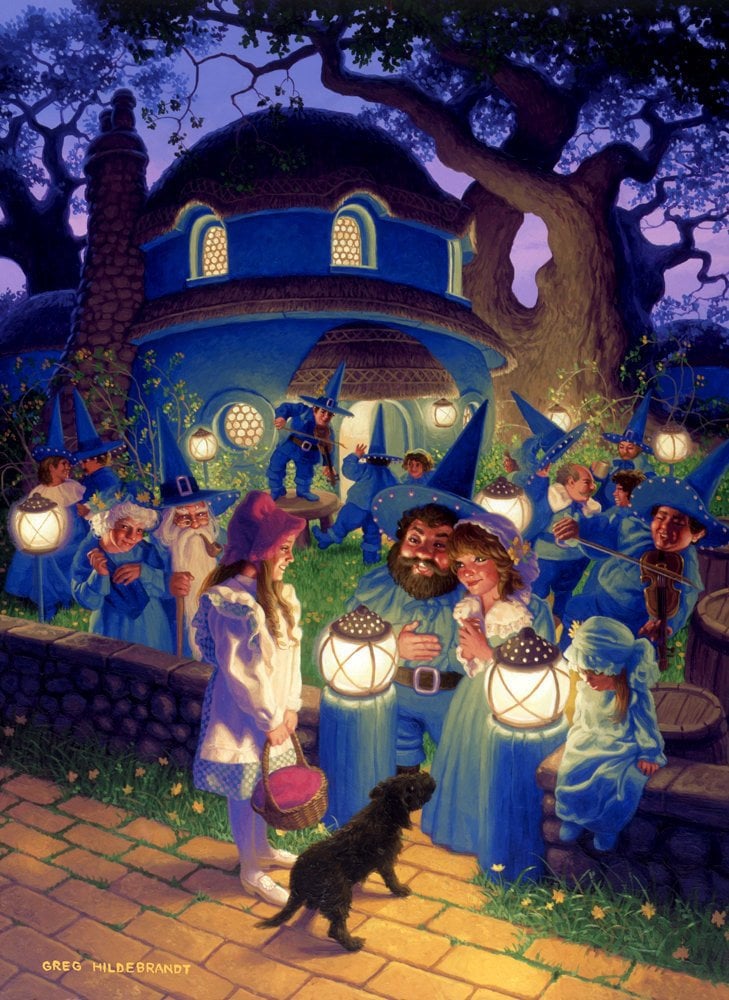 Wall Art Classics Print Munchkin Party wizard of Oz - Etsy