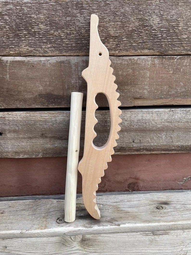 Wooden Crocodile Guiro, Scraper, Rasp, Musical Instrument - Etsy