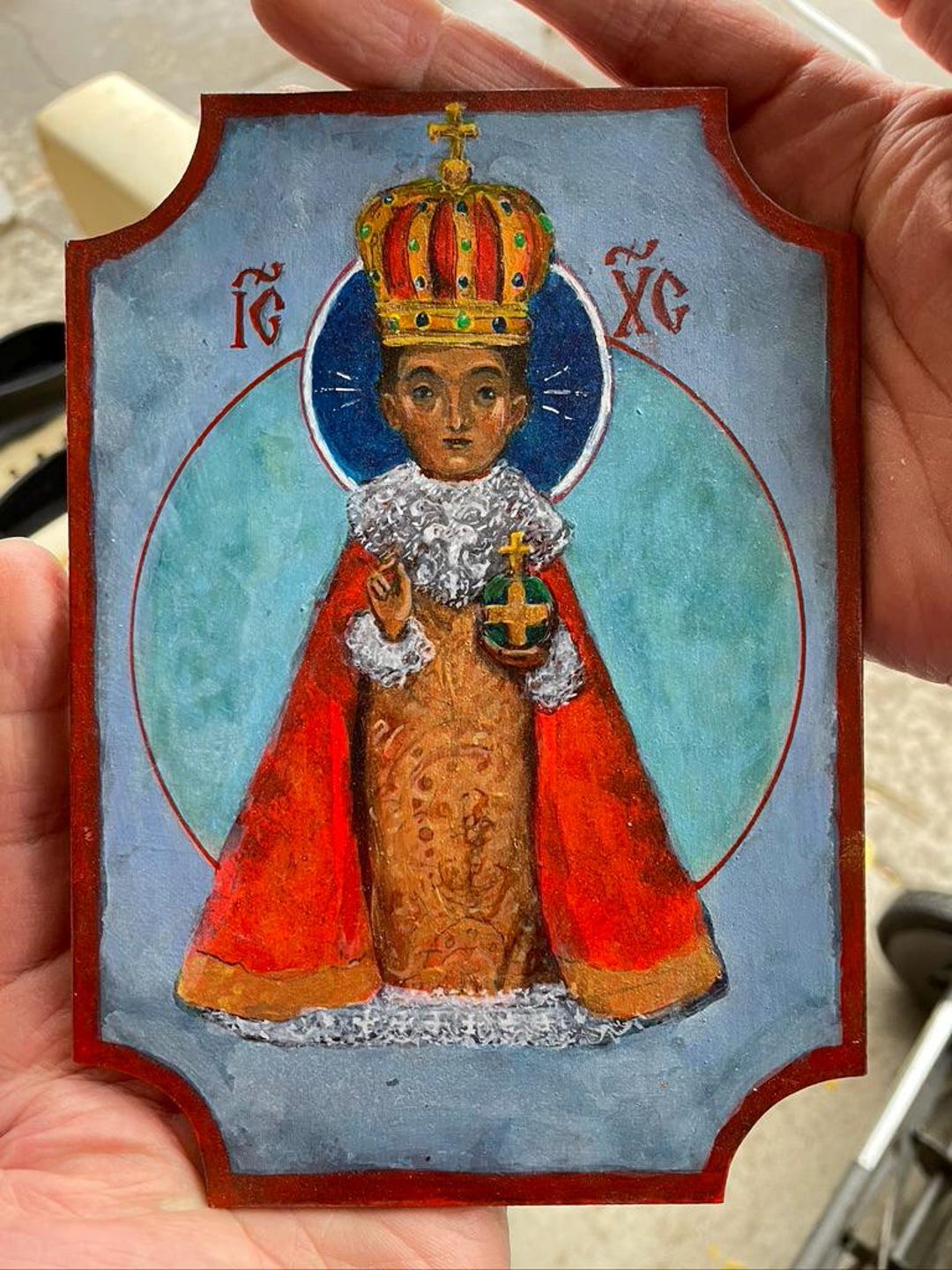 Infant Jesus of Prague Icon - Etsy