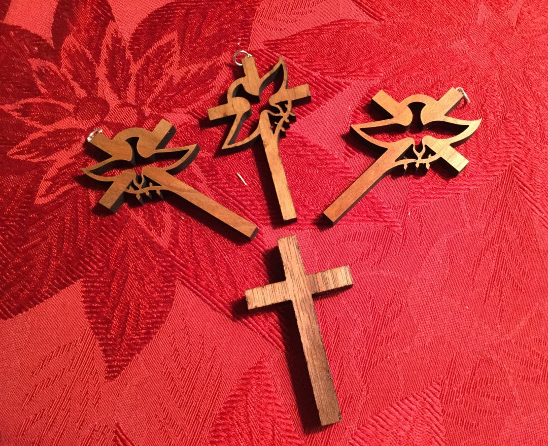 Peace and Cross Pendants - Etsy
