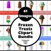 Frozen Treats Clipart Bundle 61 Pngs Ice Cream Cone Clipart Popsicle ...