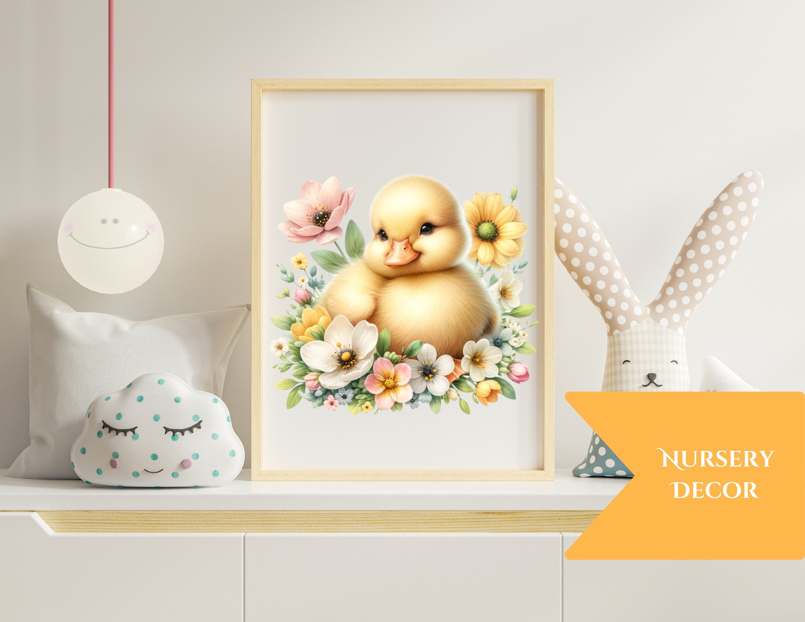 Easter Duckling Clipart Pack Transparent Background Watercolor ...