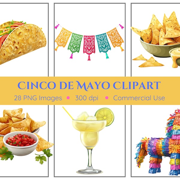 Cinco De Mayo Clipart - Etsy