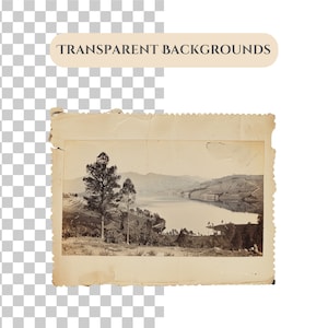 Vintage Photo Clipart | 40 Pngs | Instant Download | Old Photos Png ...