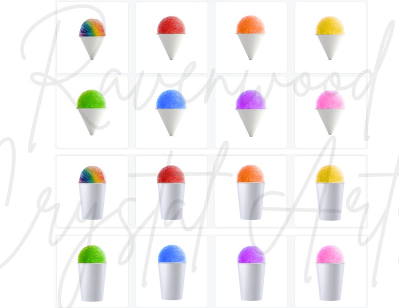 Frozen Treats Clipart Bundle 61 Pngs Ice Cream Cone Clipart Popsicle ...