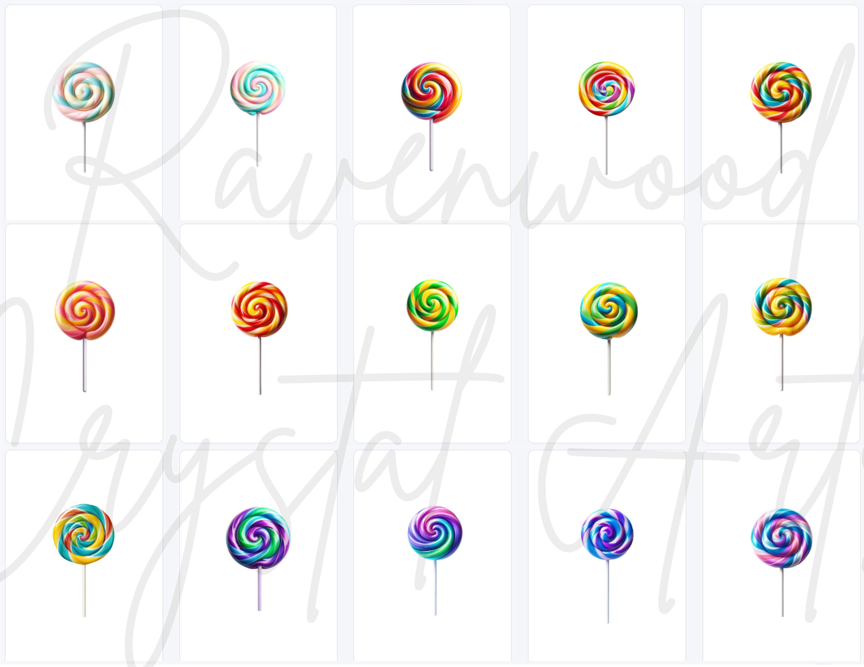 Candy Clipart Bundle 116 Pngs Gummy Bear Clipart Lollipop Clipart ...