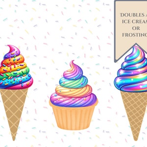 Unicorn Poop Clipart Pack - Transparent Background - Rainbow Poop Emoji ...