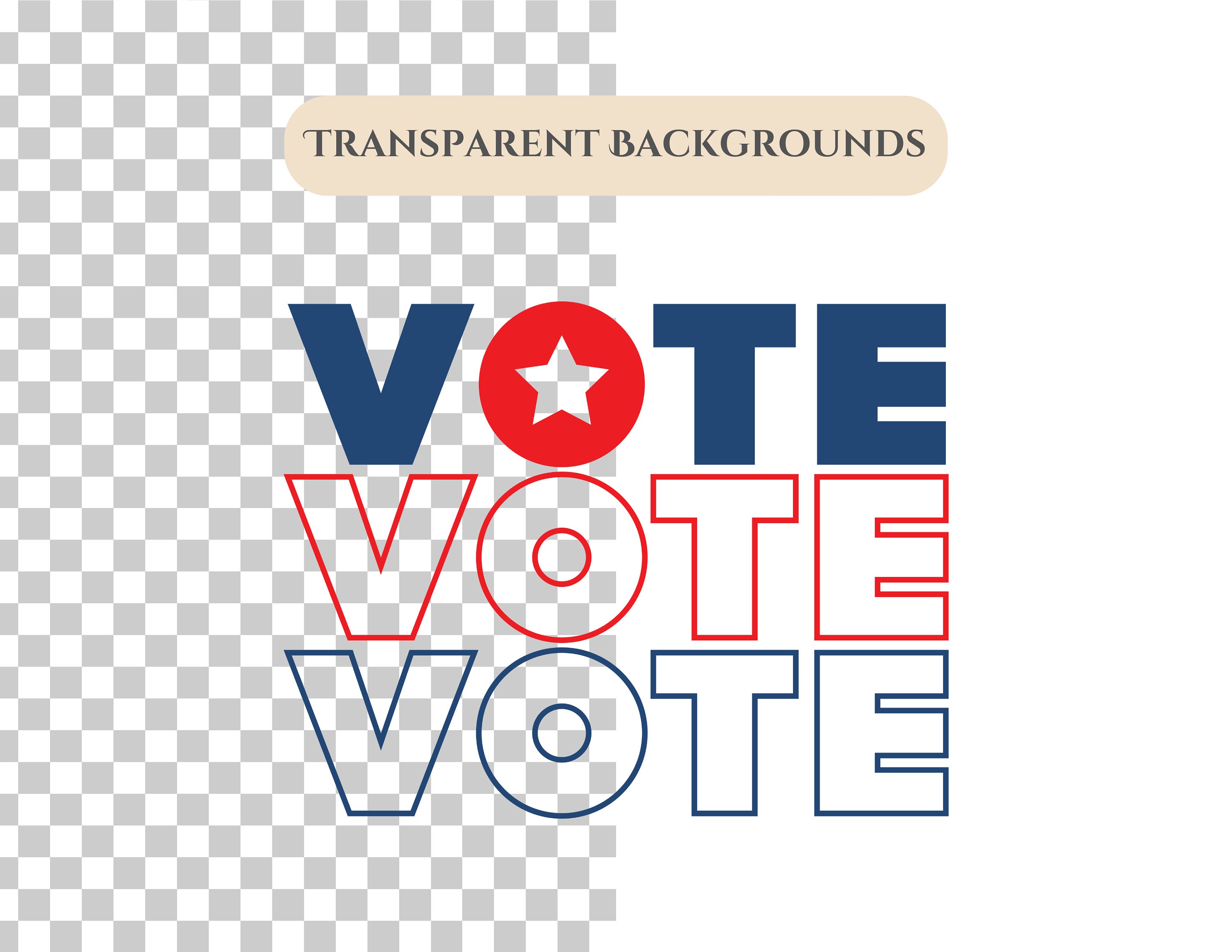 Election Clipart | 34 Pngs | Voting Clipart | Digital Download | Voting ...