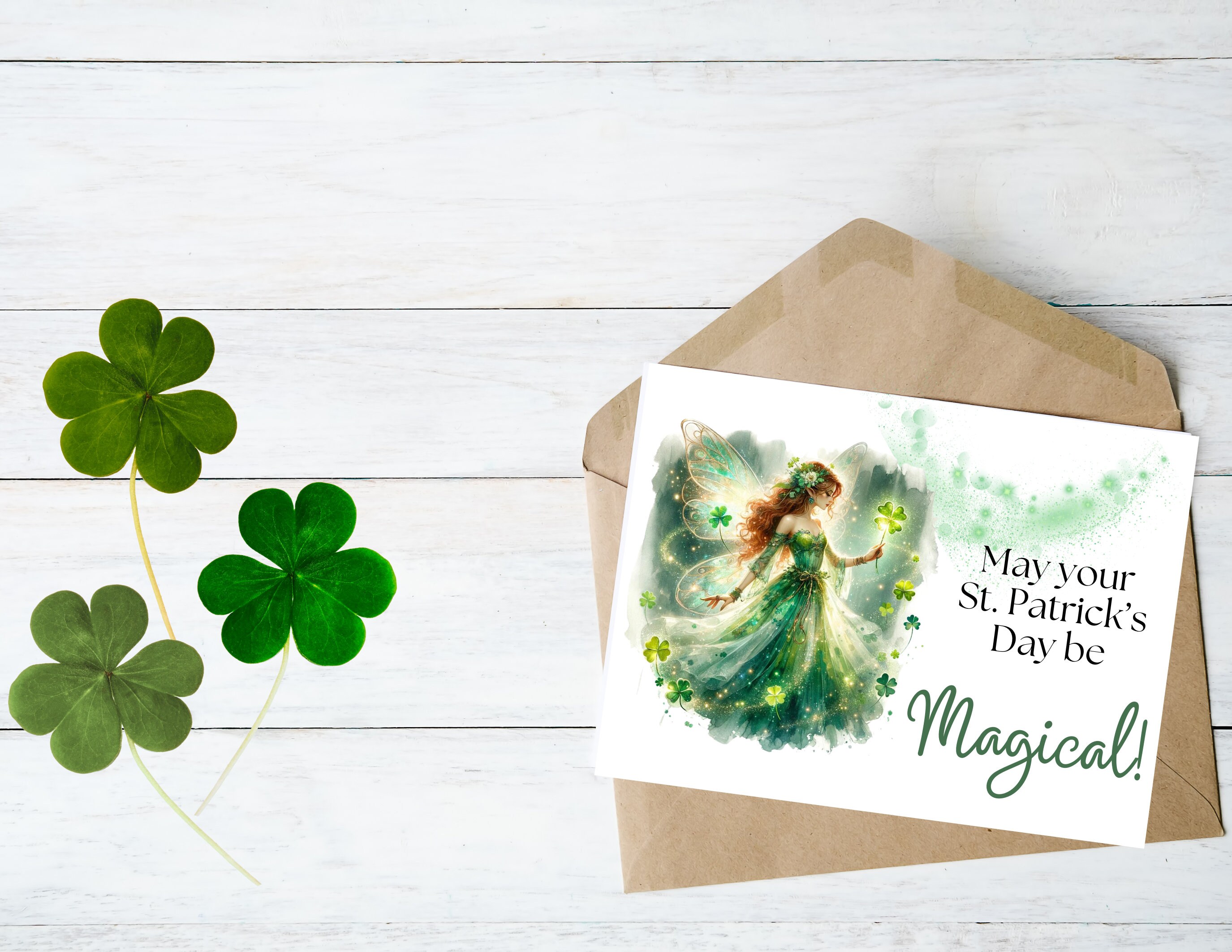 St. Patrick's Day Fairies Clipart Pack - Transparent Background ...
