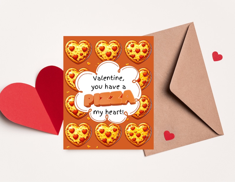 Heart Pizza Clipart Pack - Transparent Background - Hearts, Pizza ...