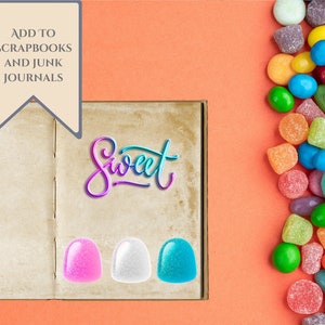 Gumdrop Clipart | 14 Pngs | Instant Download | Gumdrop PNG | Candy Shop ...