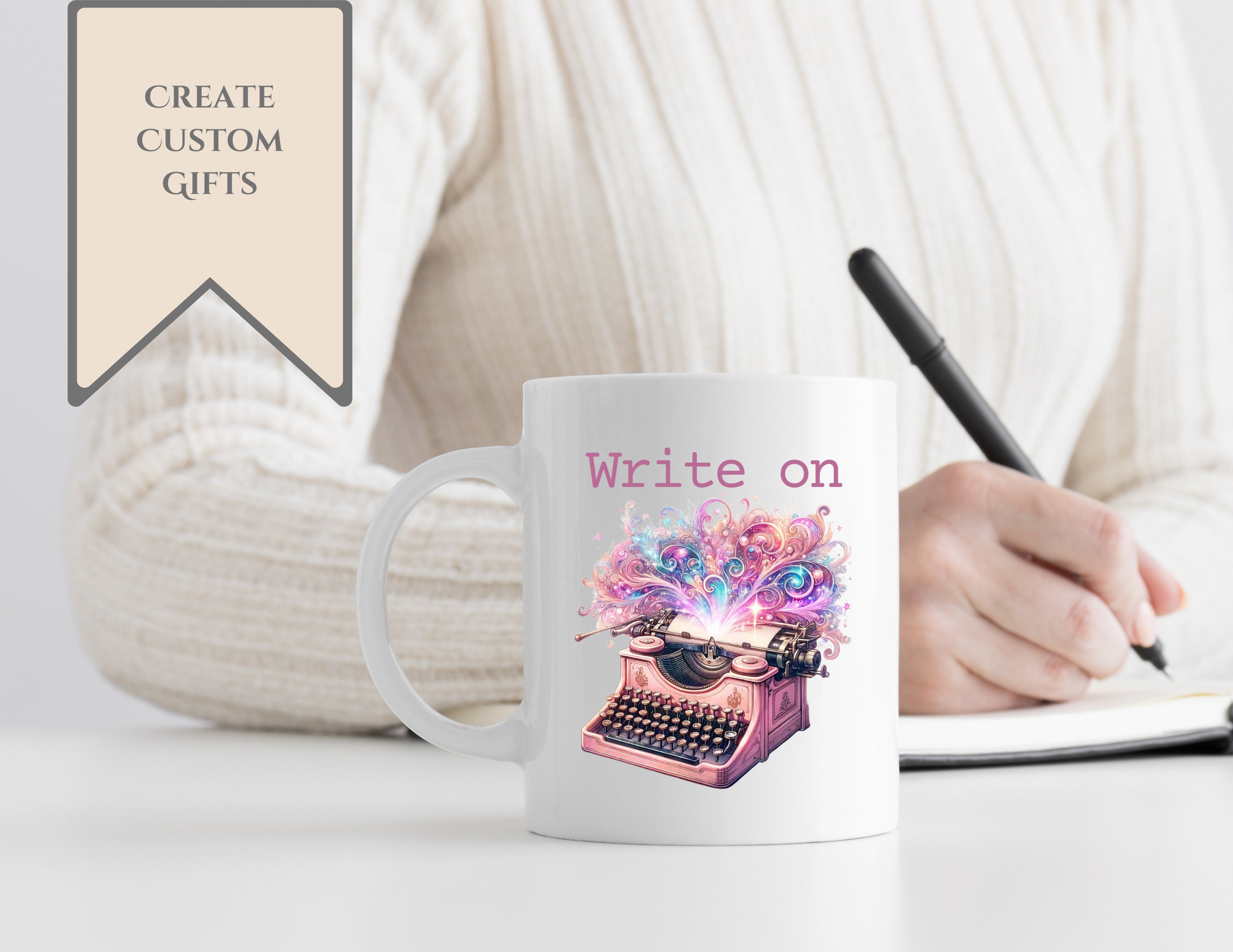 Magic Typewriter Clipart Pack Transparent Background Writing Journal ...