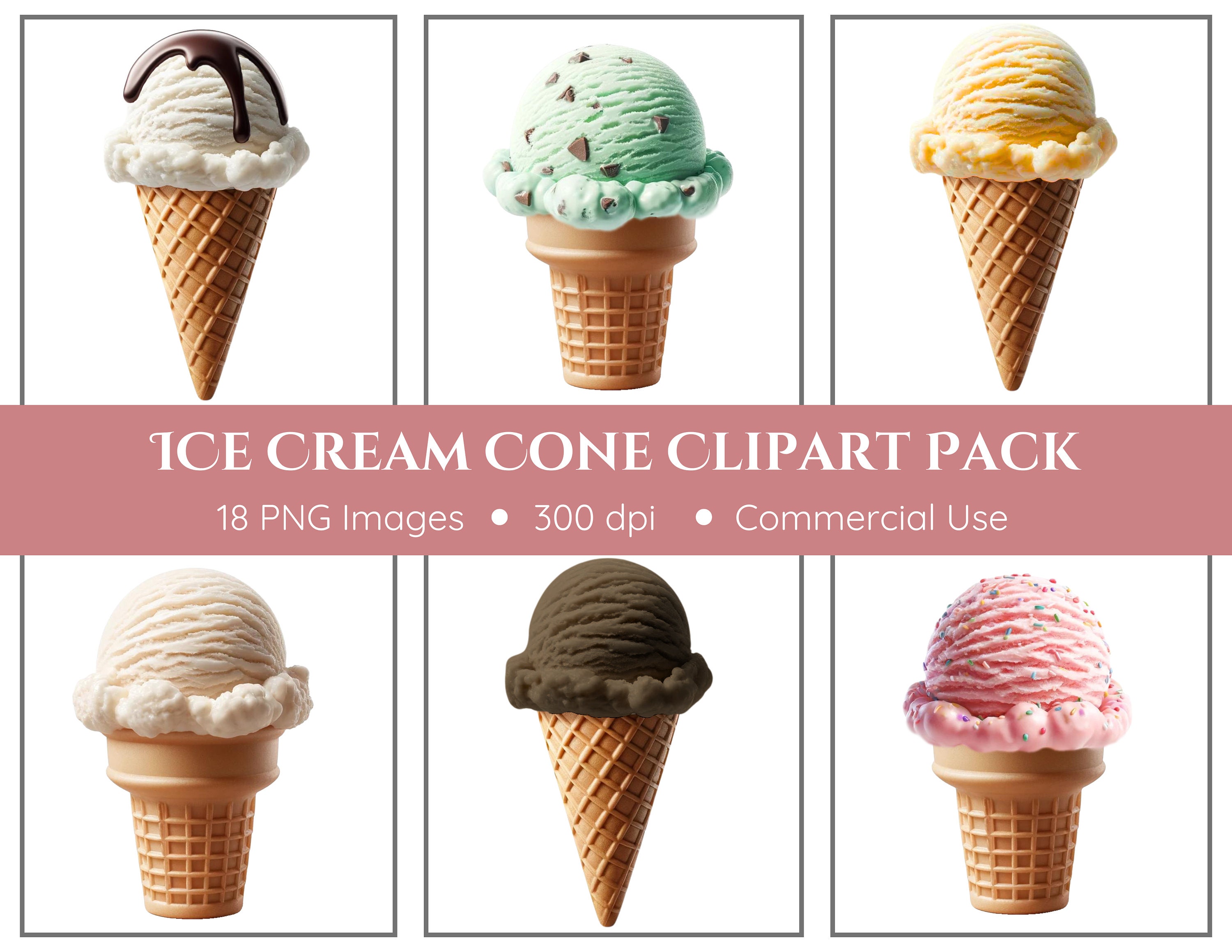 Ice Cream Cone Clipart 18 Pngs Summer Clipart Ice Cream Clipart Ice ...