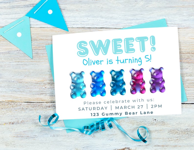 Gummy Bears Clipart Pack - Transparent Background - Realistic Gummy ...