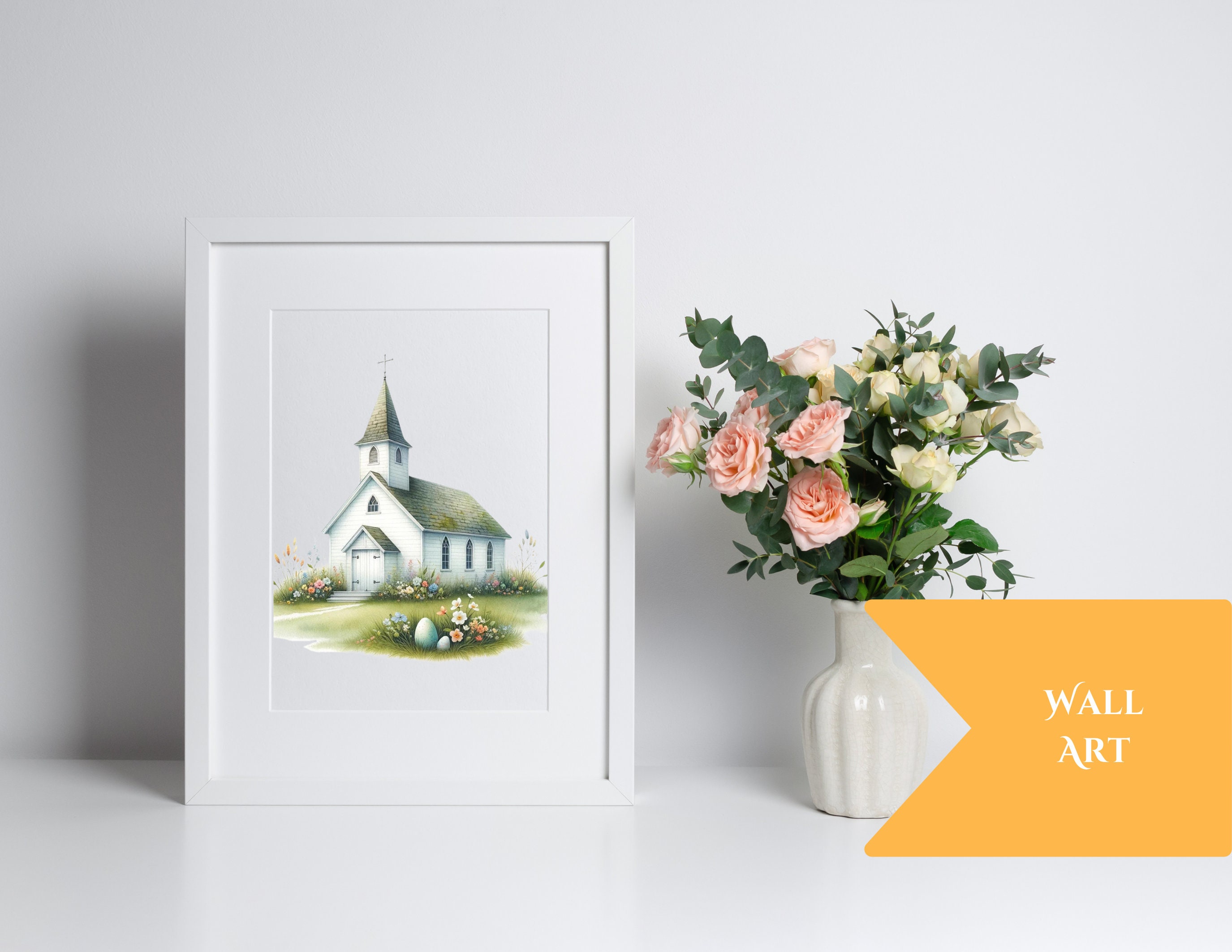 Cottagecore Easter Clipart Pack Transparent Background Watercolor ...