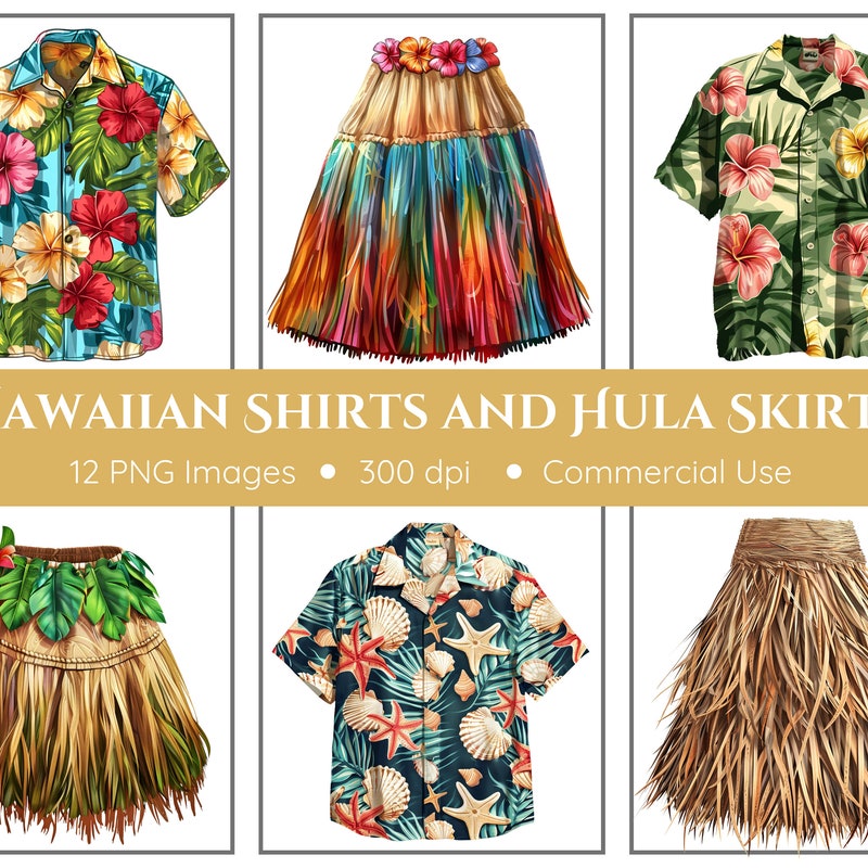 Luau Clipart - Etsy