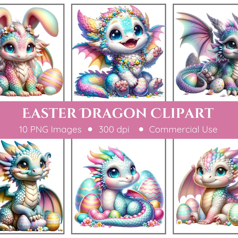 Easter Dragon - Etsy