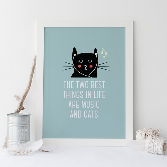 Jazz Cats Quotes Jazz Cat Print By Lewis T. Johnson | Posterlounge